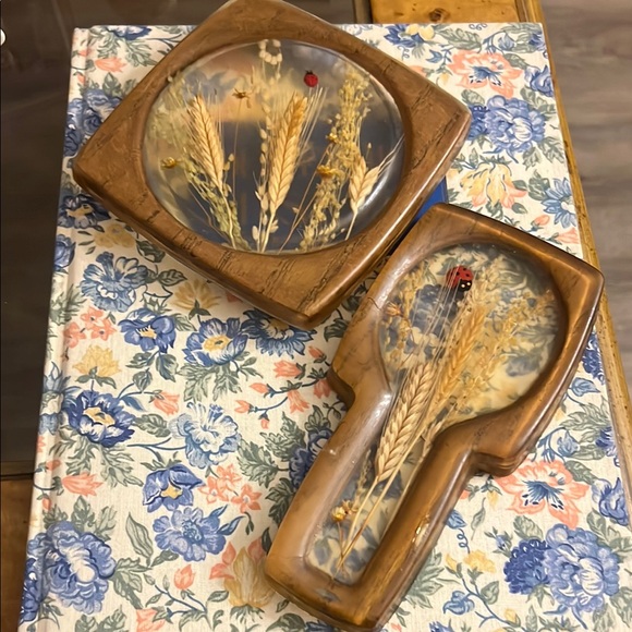 Accents | Vintage Ladybug Trivet And Spoon Rest Lucite Acrylic Resin 7s ...